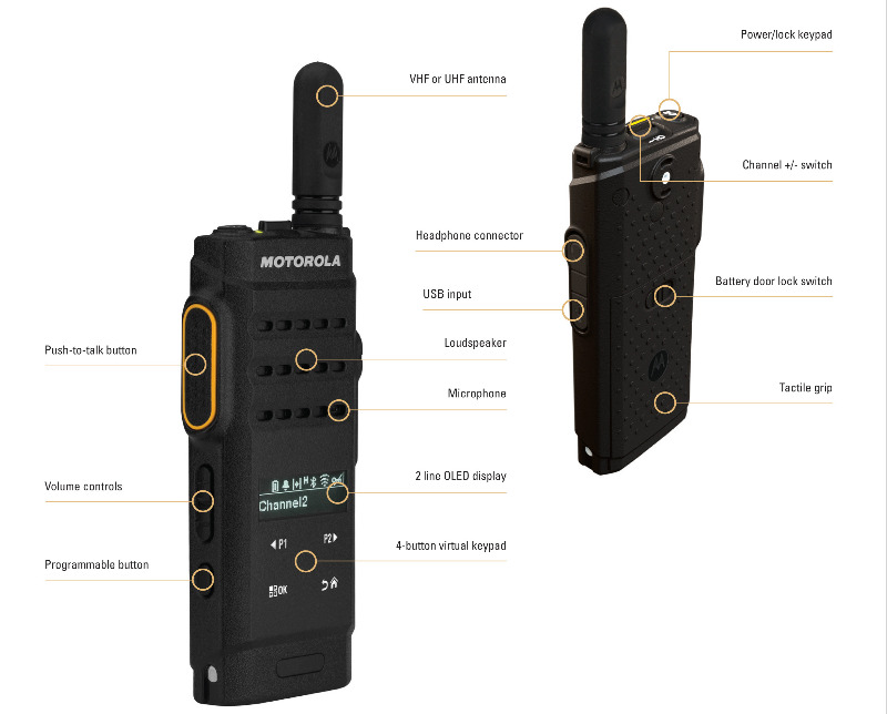 Motorola SL2600 Mototrbo Two-way Portable Radio - SL2600